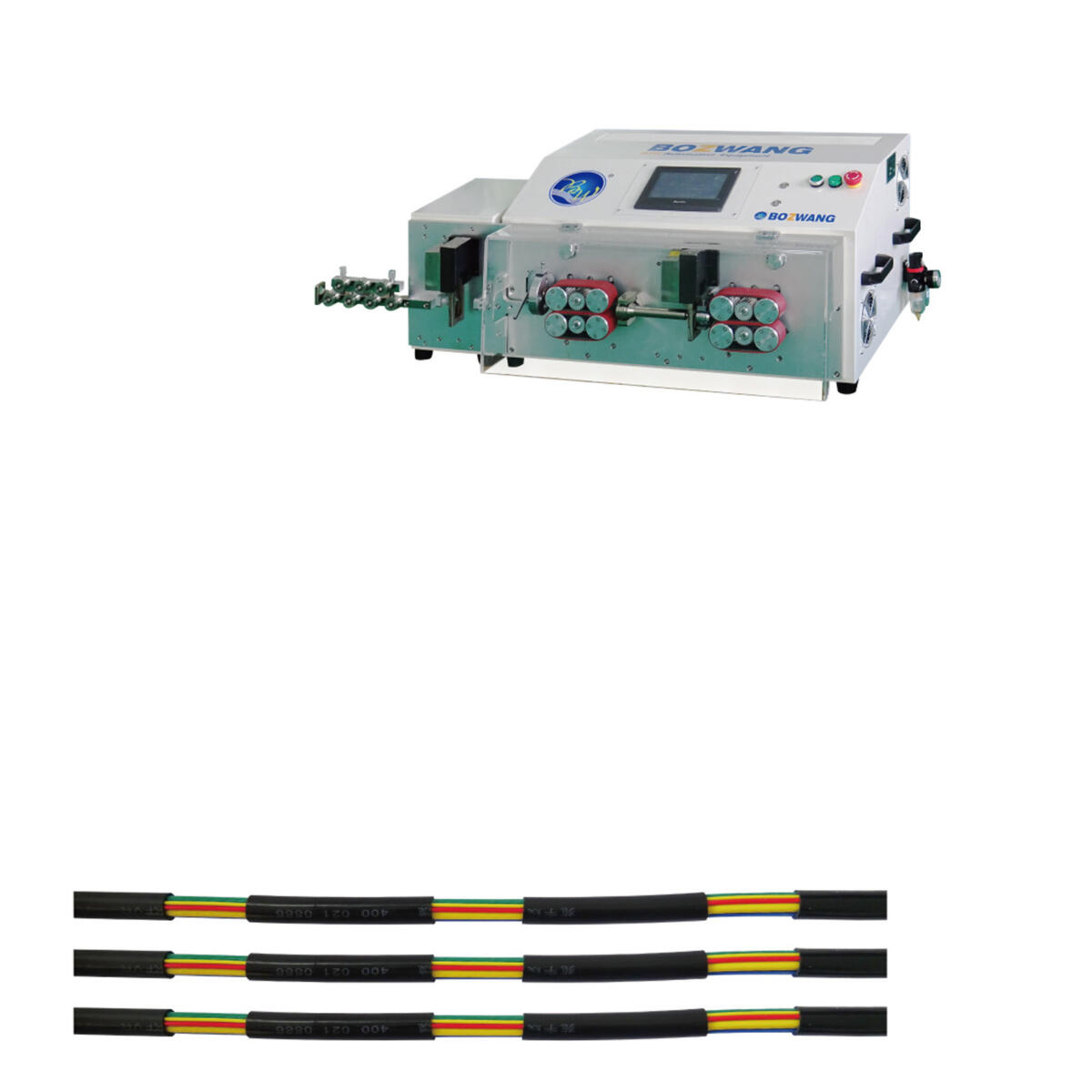 BZW-882DH50+Z Computerized cutting and stripping machine for 50mm2 ...